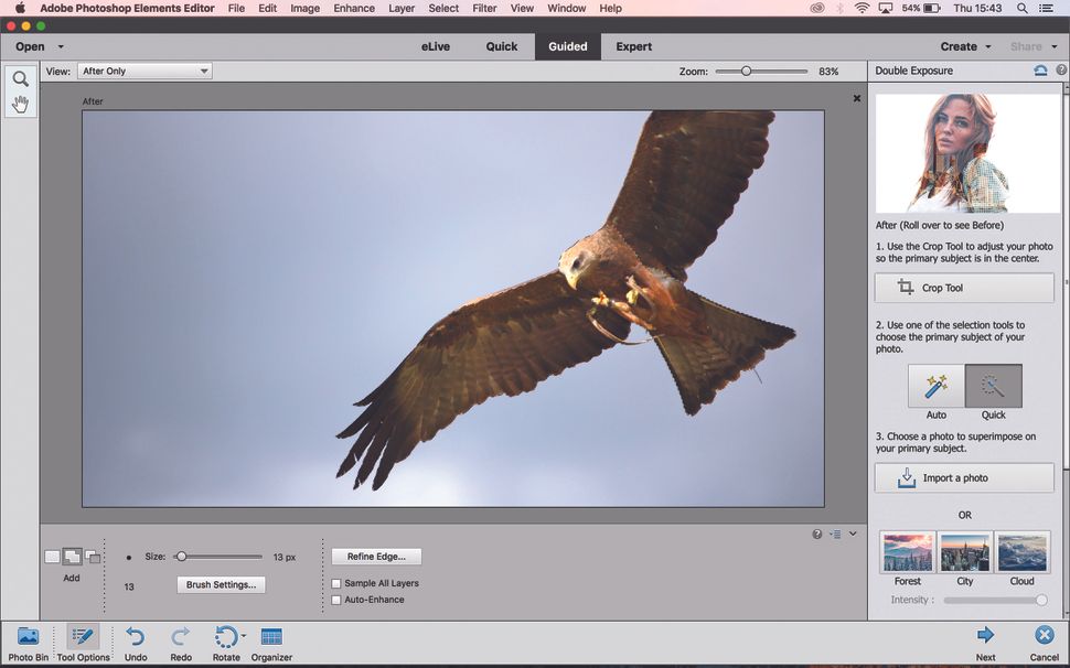 How to create a double exposure in Photoshop Elements | Digital Camera ...