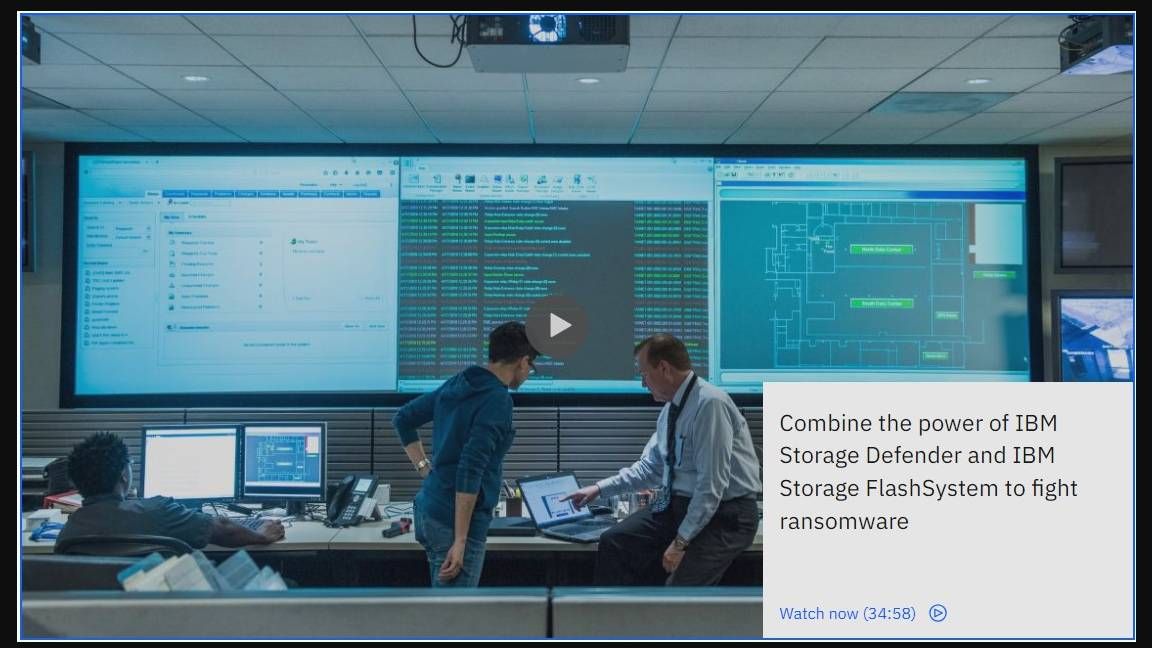 Combine the power of IBM Storage Defender and IBM Storage FlashSystem ...