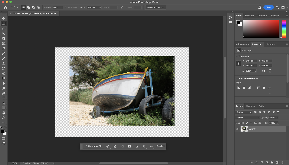 How to extend a background with Photoshop's new Generative AI tool ...