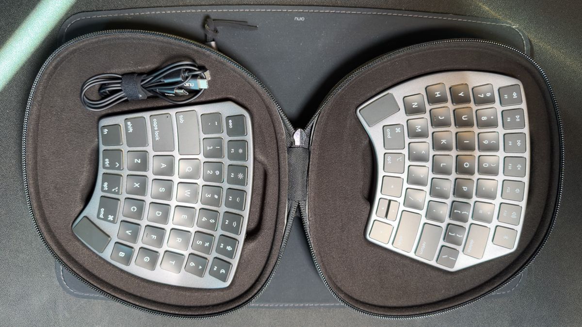 I switched to this split keyboard with magnetic accessories — here’s ...