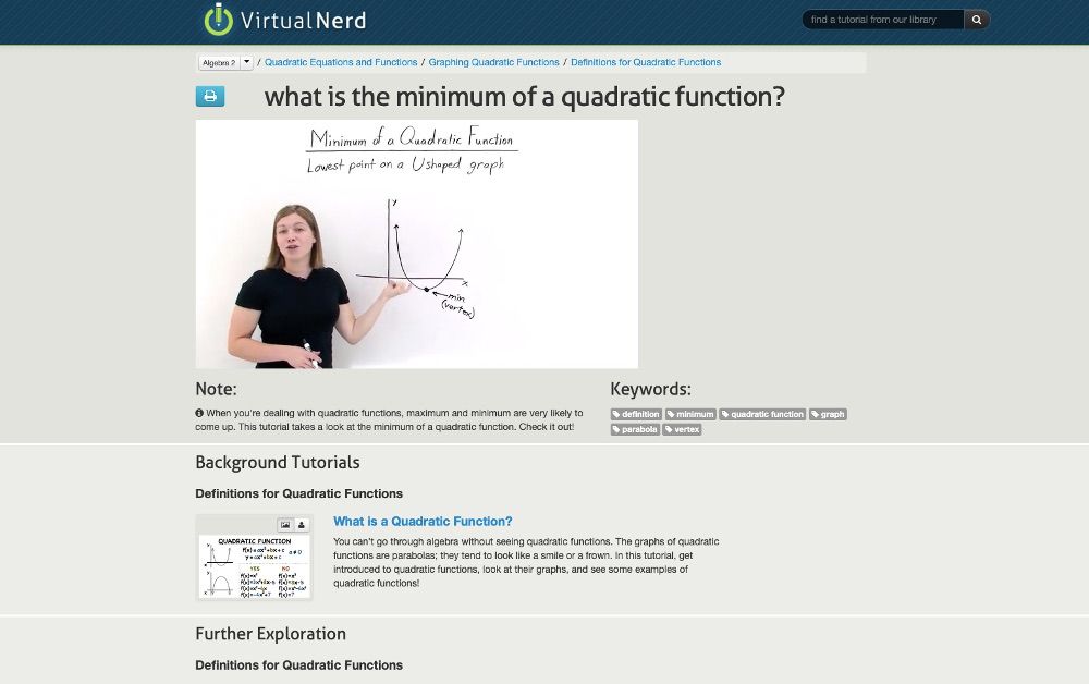 Virtual Nerd: Free Videos to Support Math Instruction & Flipped ...