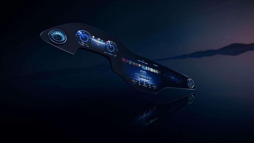 Mercedes MBUX Hyperscreen is a giant 56-inch OLED 'in-car cinema ...