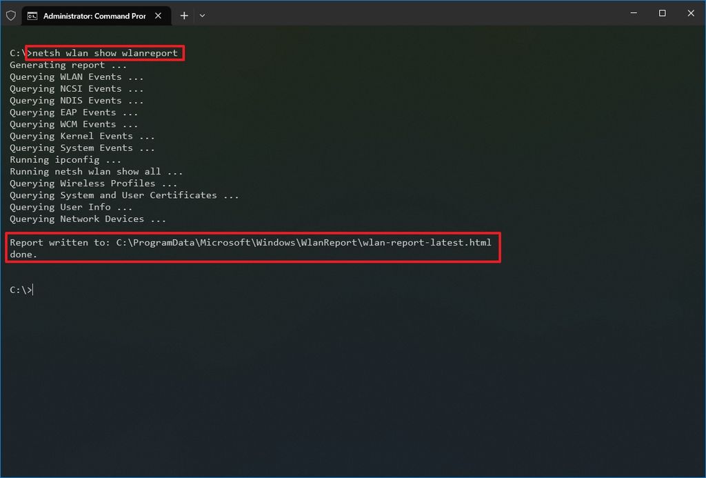 How to manage wireless networks with Command Prompt on Windows 10 ...