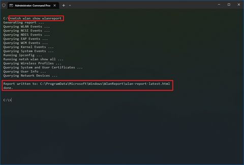 How to manage wireless networks with Command Prompt on Windows 10 ...