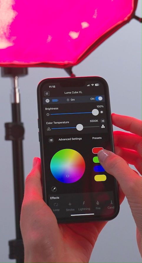 Lume Cube XL review: app-Controlled 60W RGB Mini COB LED Light ...