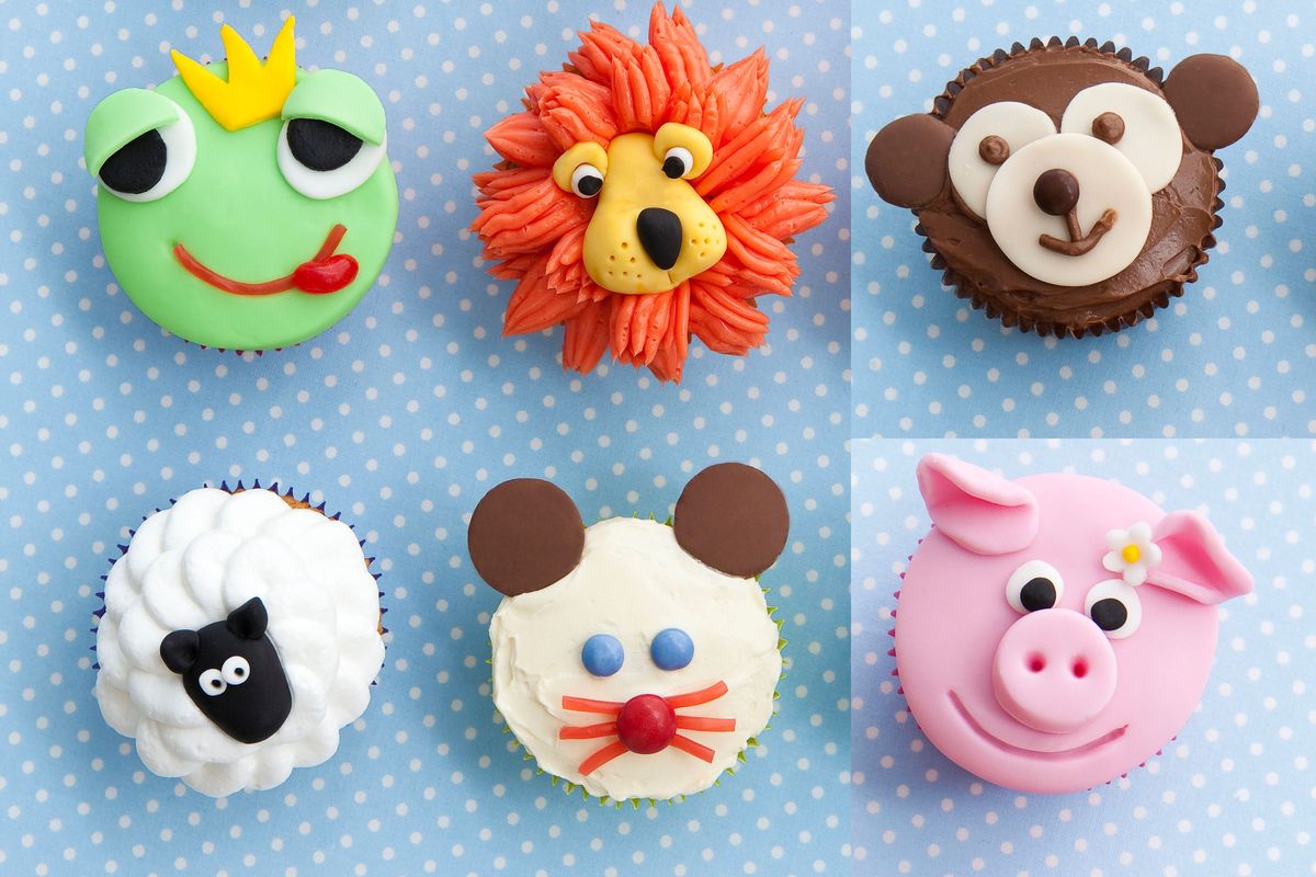 Animal fairy cakes | Dessert Recipes | GoodtoKnow