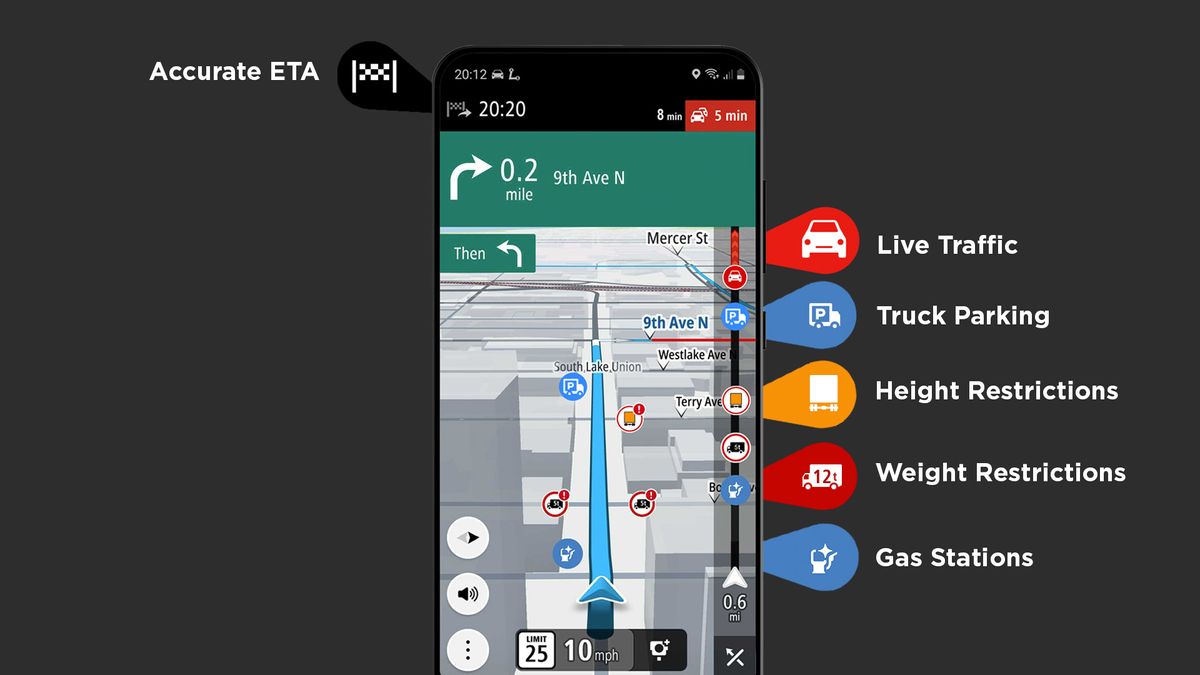 TomTom GO Navigation now offers truckers their own routes | Android Central