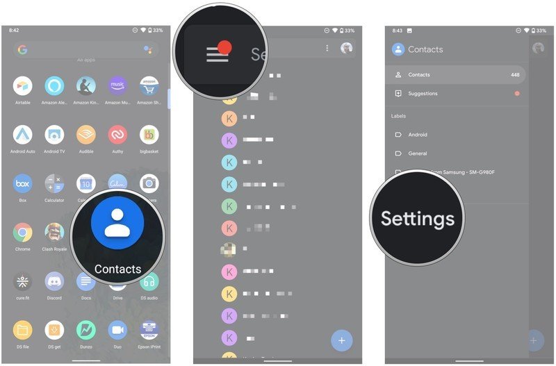 How to transfer contacts to a new Android phone | Android Central