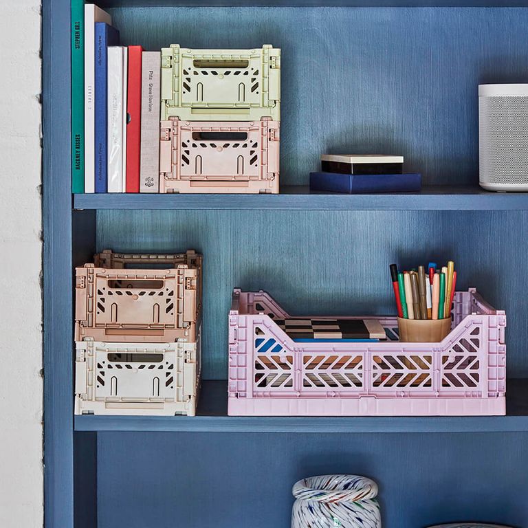 Where to buy (and how to display) pastel storage crates in your home ...