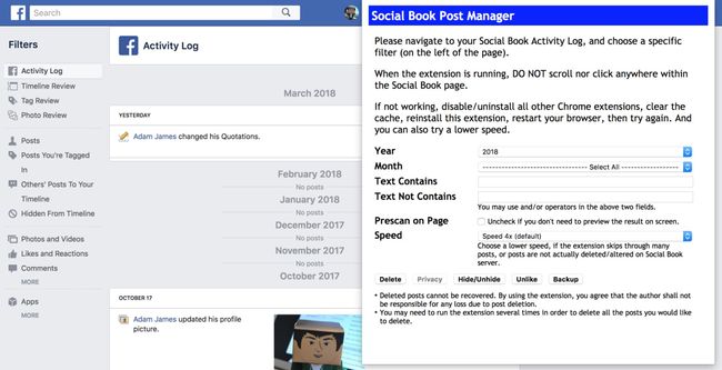 How to delete your Facebook information without deleting your account ...