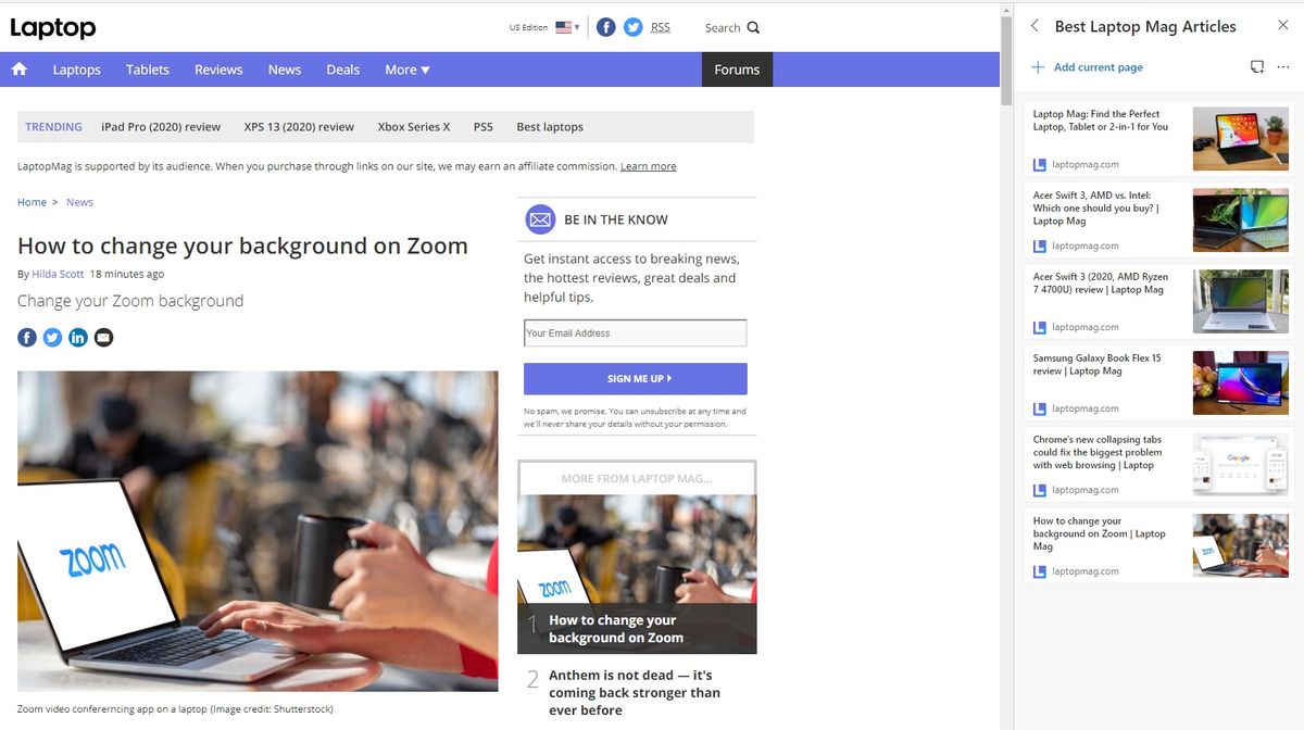 Microsoft and Pinterest team up for this Chrome-killing feature on Edge ...