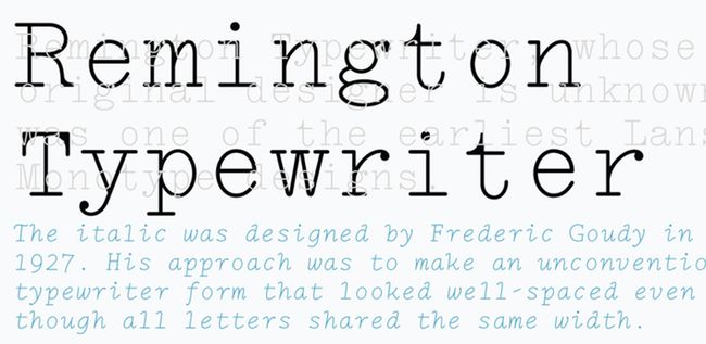 22 of the best typewriter fonts | Creative Bloq