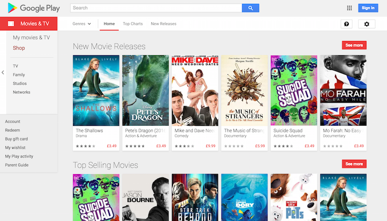 Google adds 4K films to its Play Store - but only in North America for ...