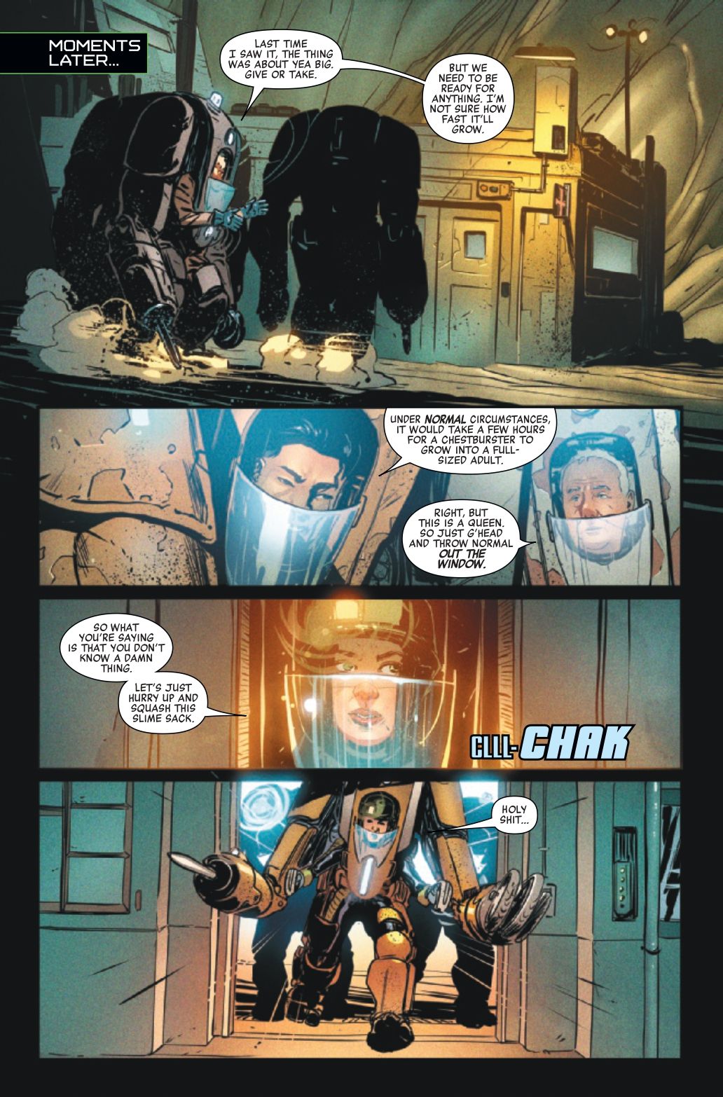 Xenomorphs are on the loose and it's Carter Burke's fault yet again in ...