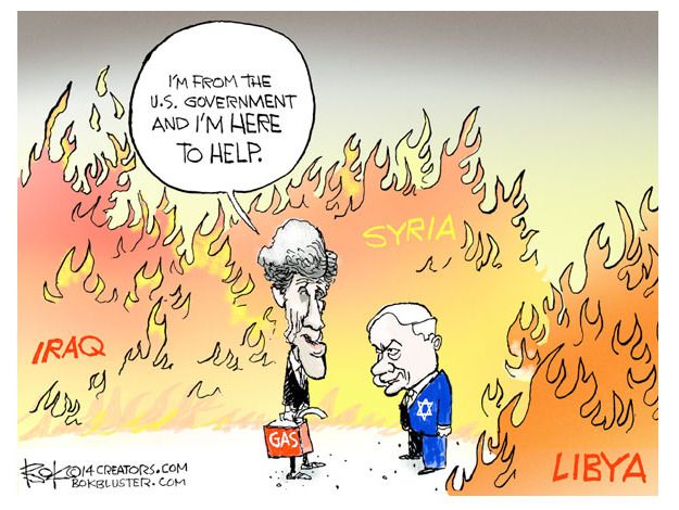 Editorial cartoon Israel Palestine Kerry peace | The Week