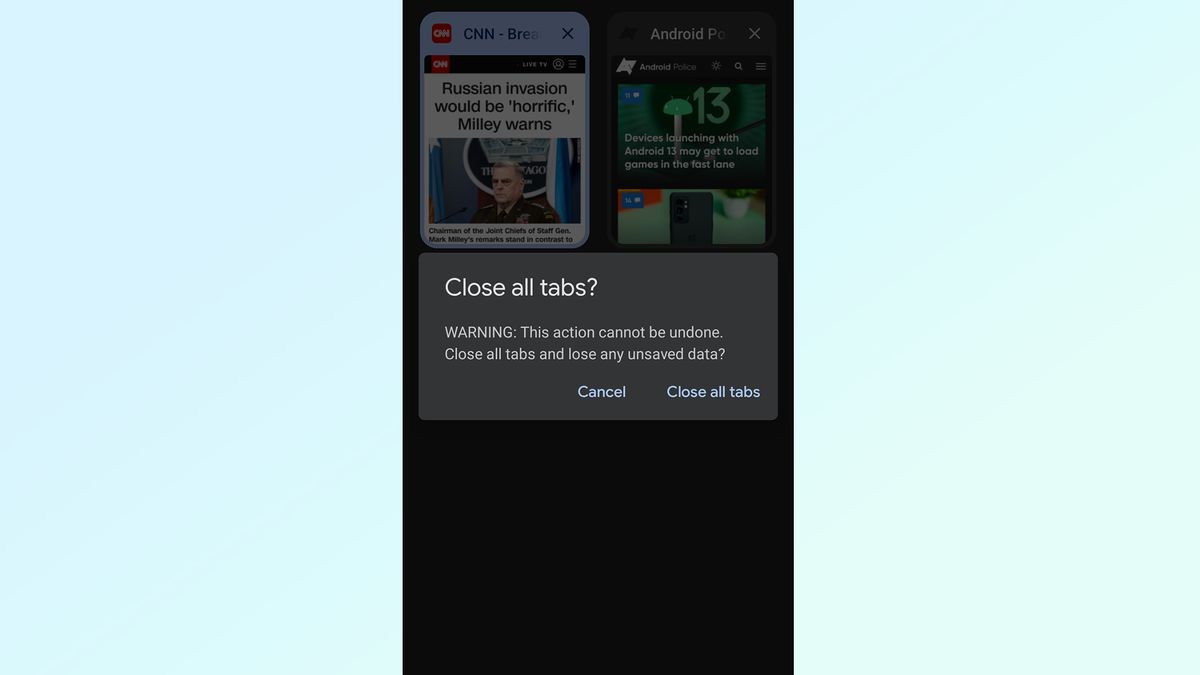 Google Chrome for Android could stop you accidentally killing tabs ...