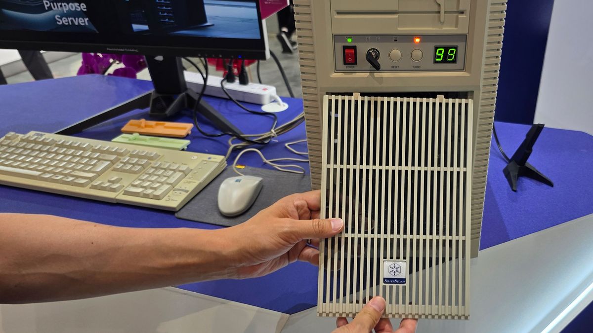 SilverStone reveals late-80s style tower PC case — proudly beige but ...