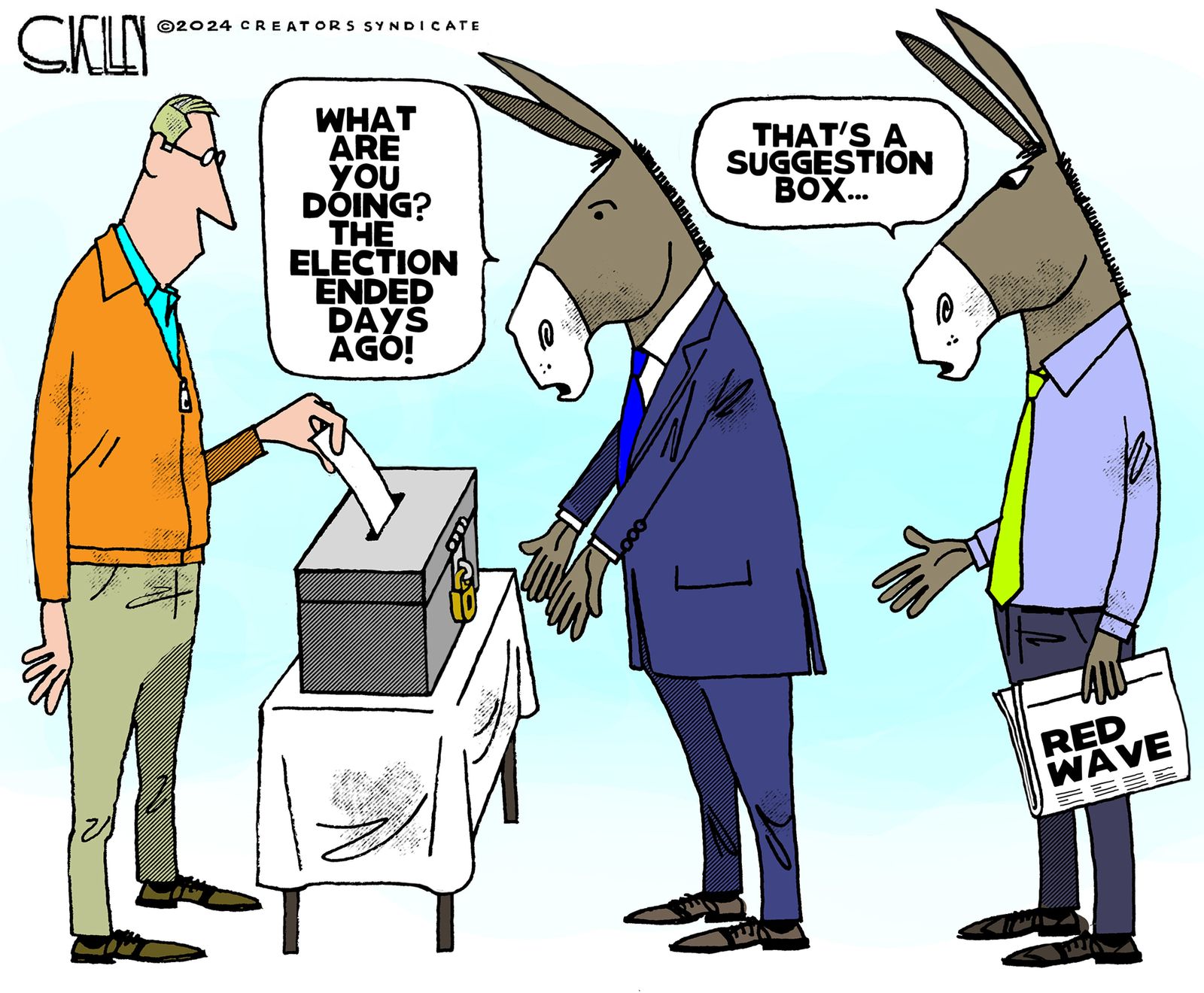 5 decidedly droll cartoons about the Democratic doom | The Week