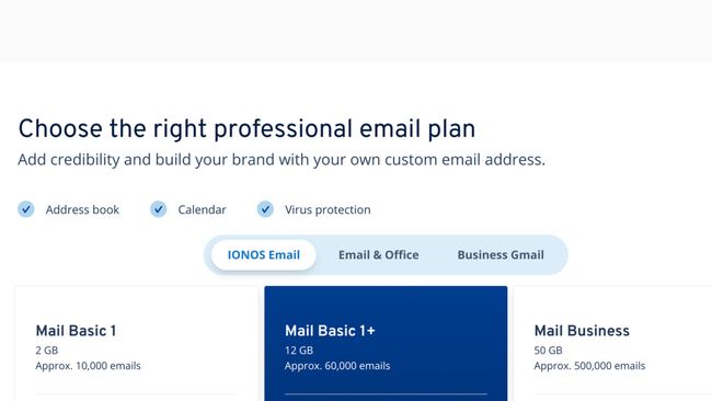 IONOS email review | TechRadar