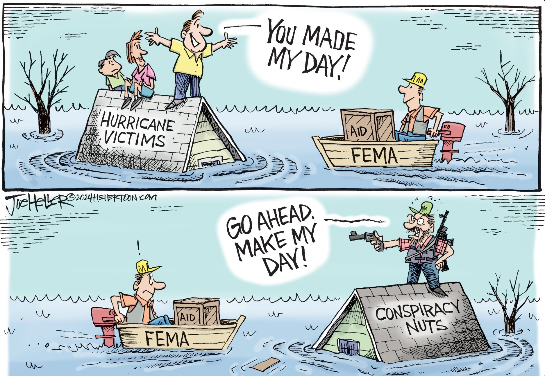 Today's political cartoons - October 16, 2024 | The Week