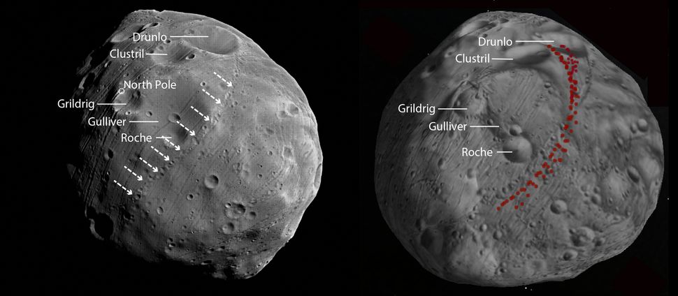 Weird Grooves On Mars' Moon Phobos Traced to Asteroids | Space