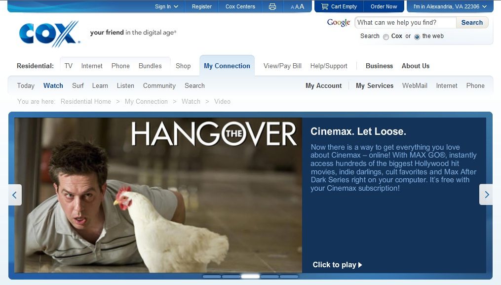 Cox Officially Debuts 'TV Everywhere' Portal With 11 Nets | Next TV ...