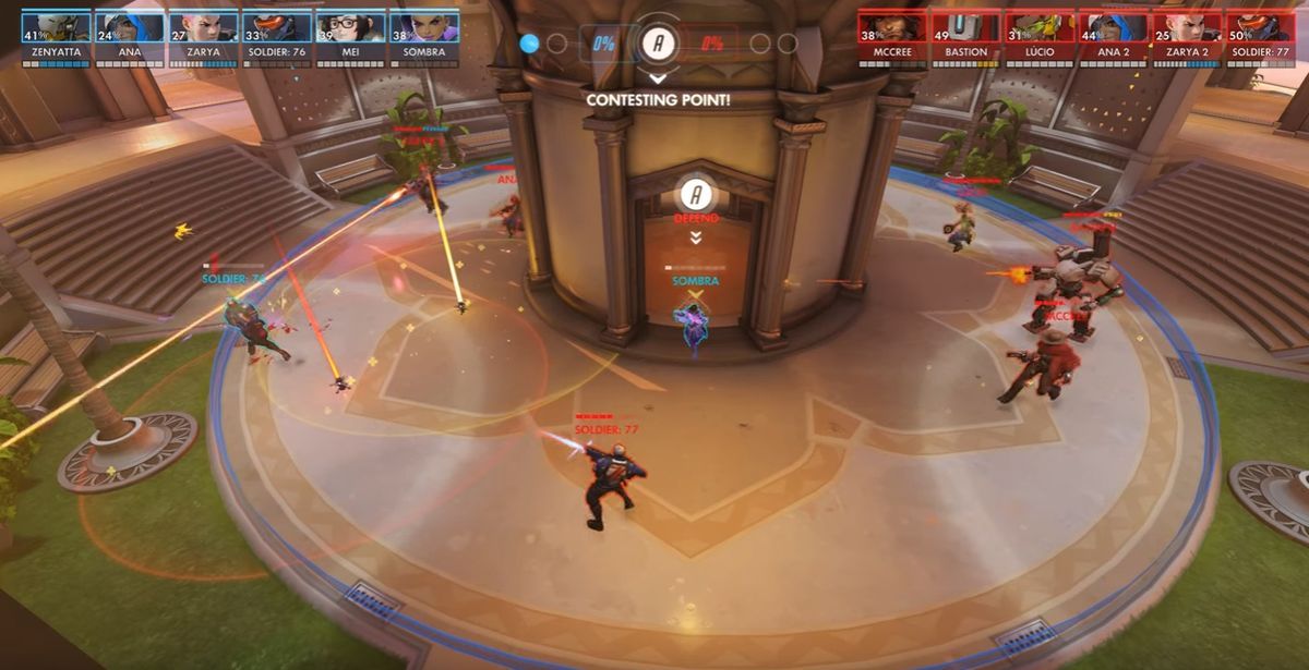 Overwatch adds health bars to spectator mode | PC Gamer