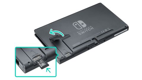 How to insert an SD card in the Nintendo Switch | GamesRadar+