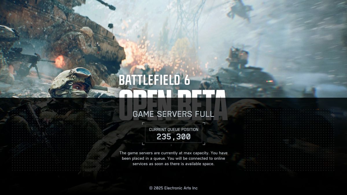 Battlefield 6 beta game server issues and error codes | GamesRadar+