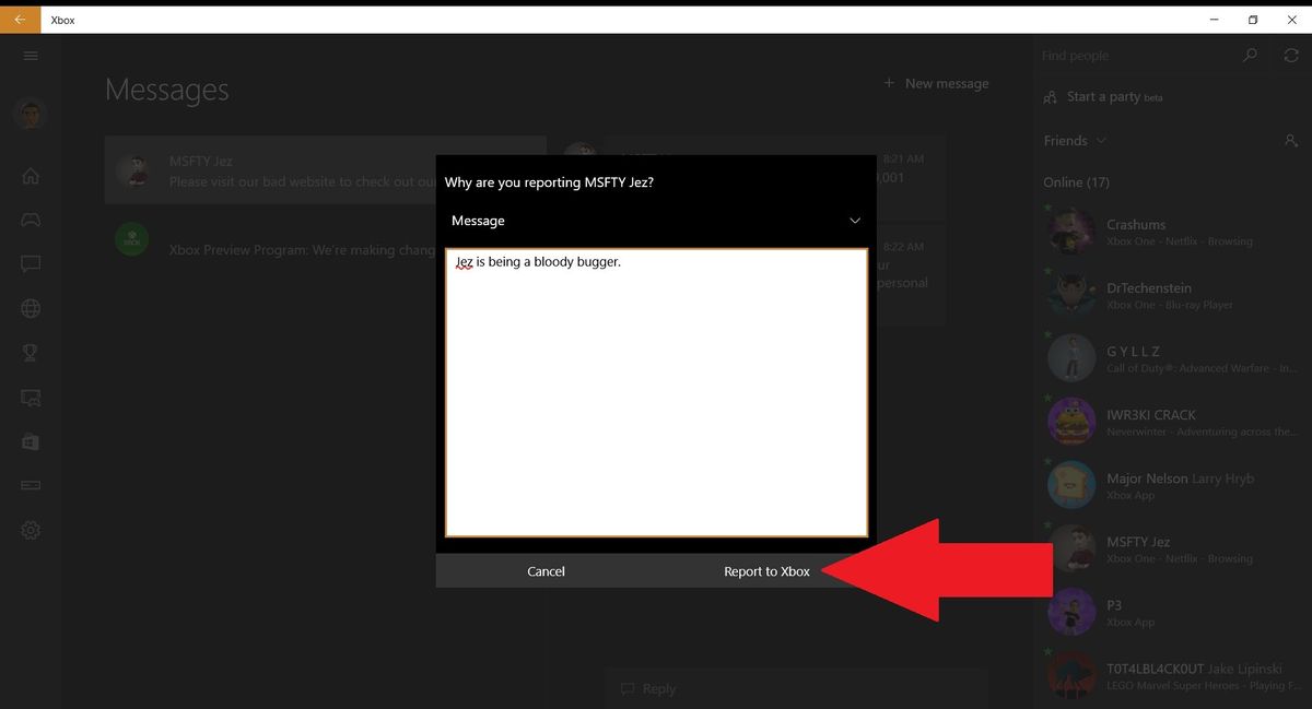 How to report Xbox spam messages in Windows 10 and get rid of spam ...