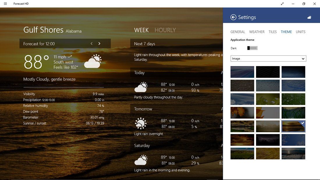 Forecast HD, a simple but informative Windows 10 weather app | Windows ...