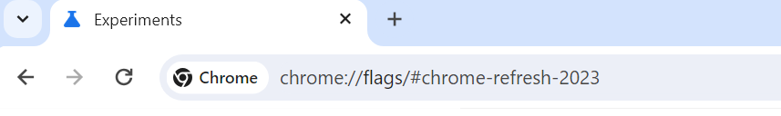 Google keeps trying to force feed me its hideous new Chrome design ...