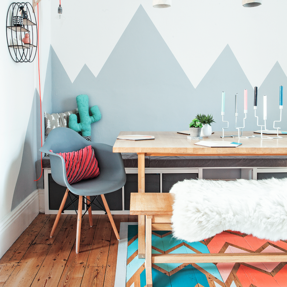 Painted floorboards – the unusual flooring trend that's taking over ...