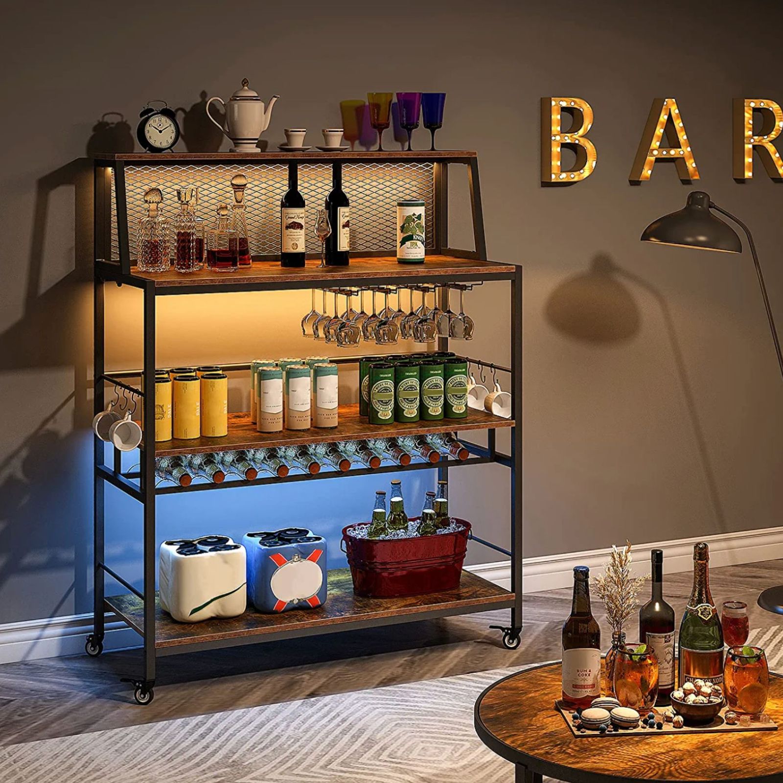 Best bar carts: 9 fancy options for smaller spaces or larger liquor ...