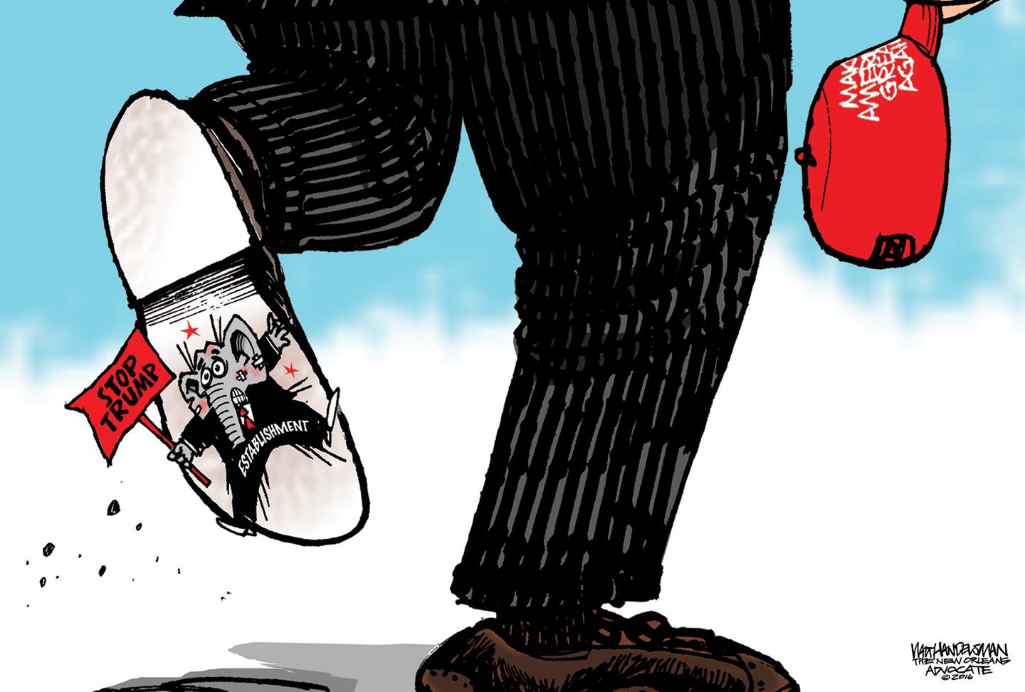 Political cartoon U.S. GOP Donald Trump | The Week