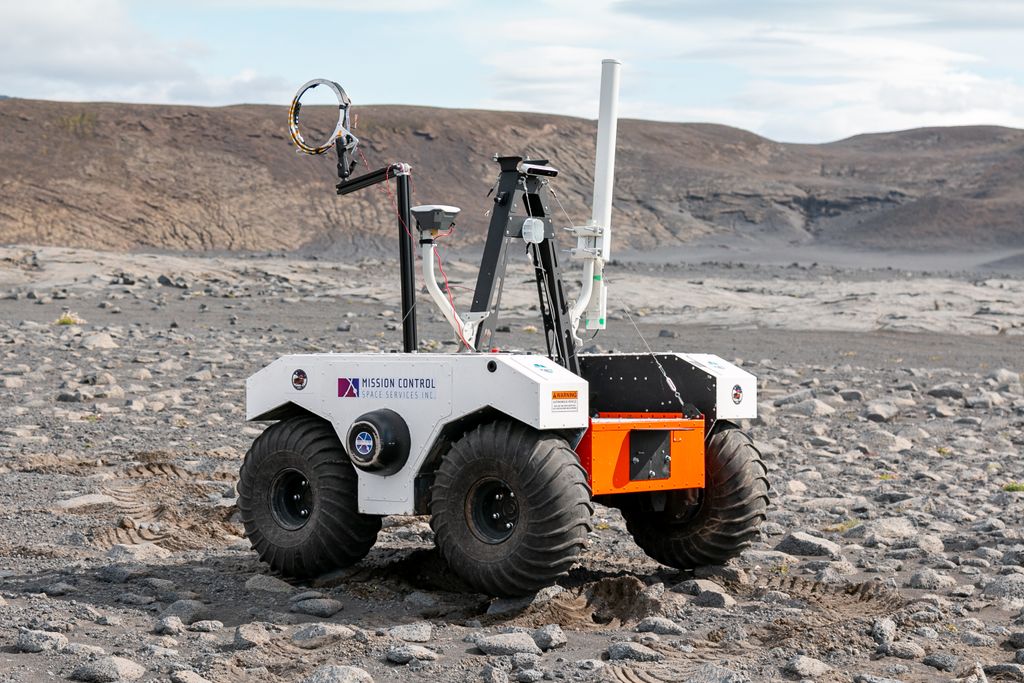 Robots Traverse 'Mars-Like' Lava Field in Iceland | Space