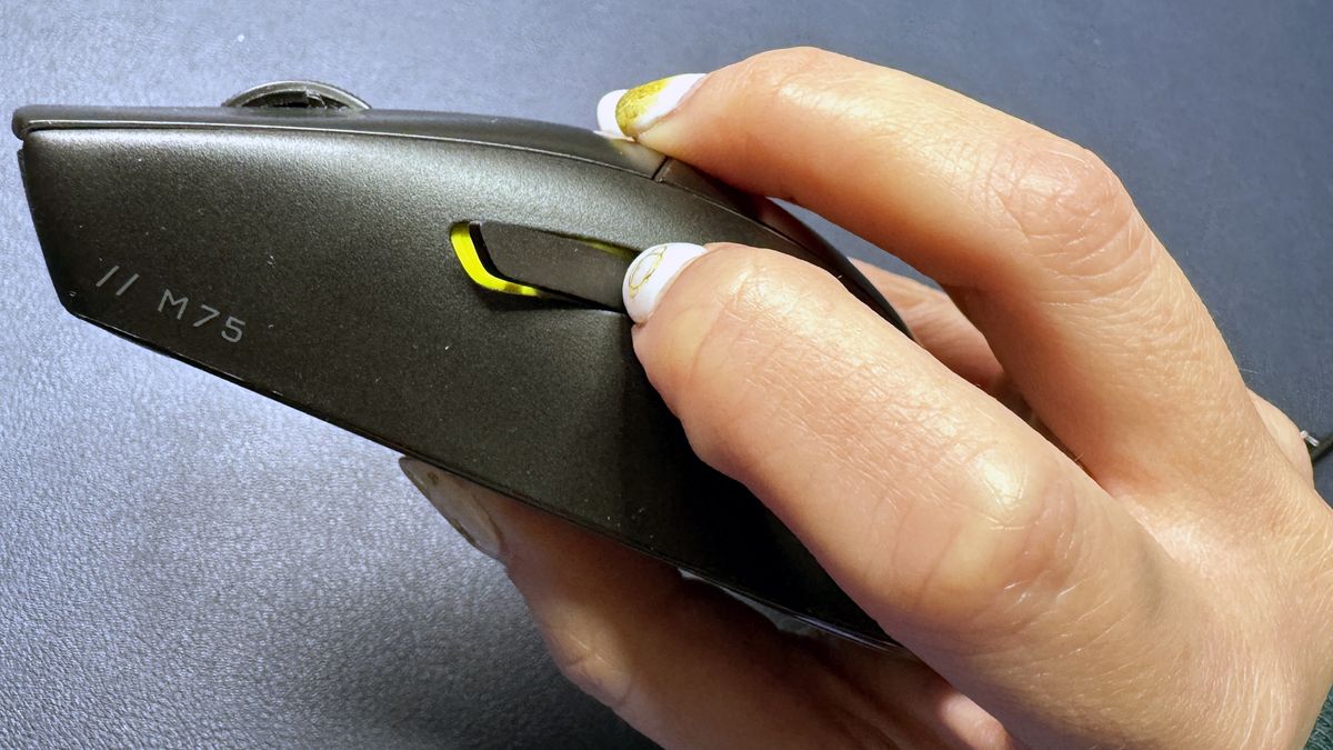 Corsair M75 Wireless Review: Buttons on both sides | Tom's Hardware