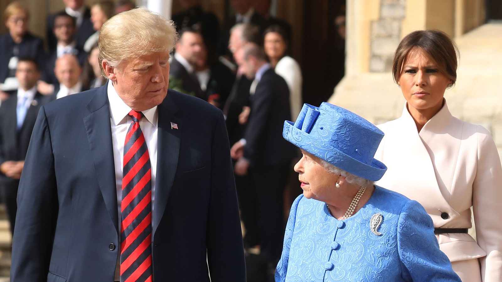 Did The Queen's Brooch During Trump's Visit Throw Shade At The ...