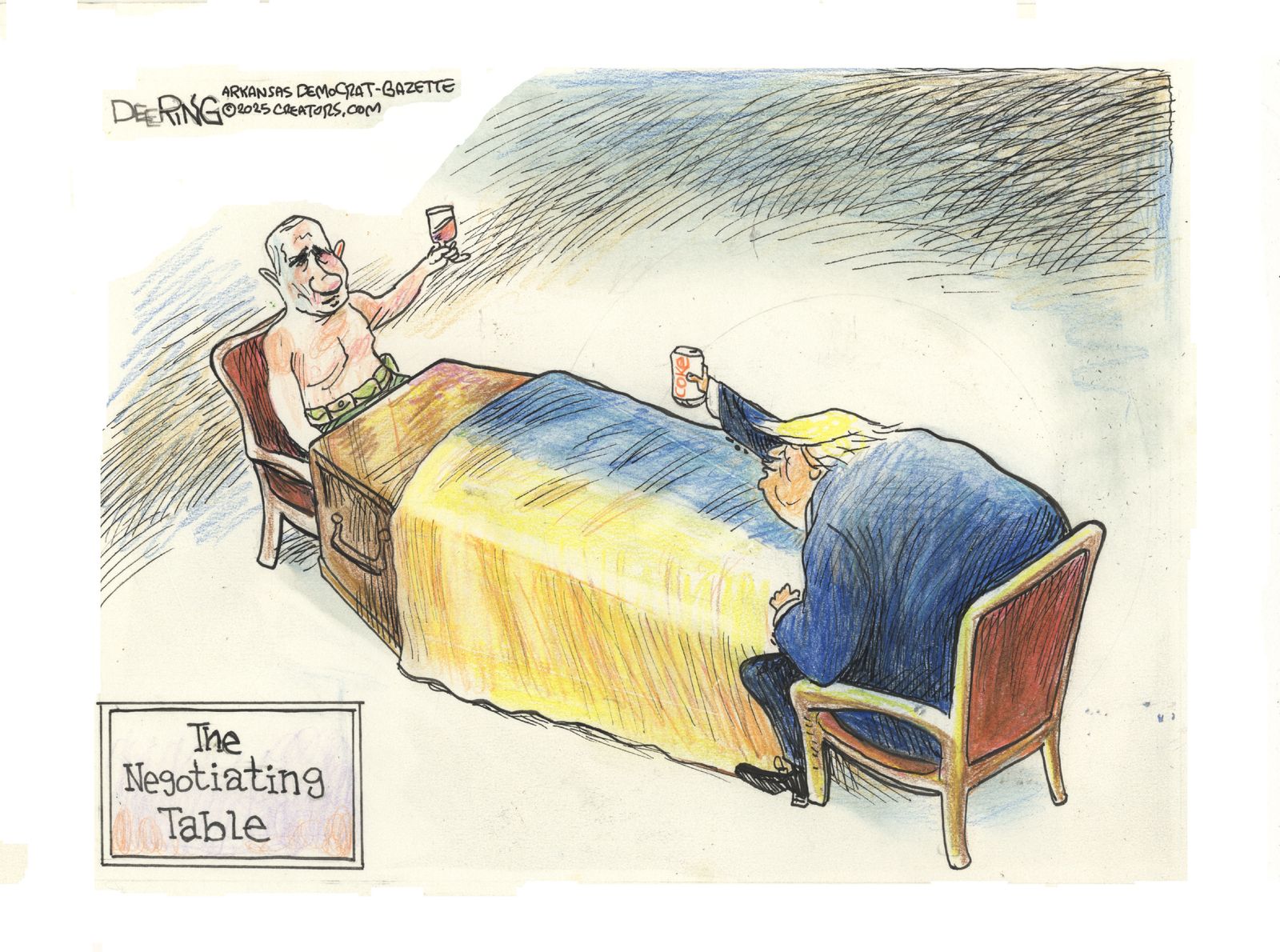 5 exclusive cartoons about Trump and Putin negotiating peace | The Week