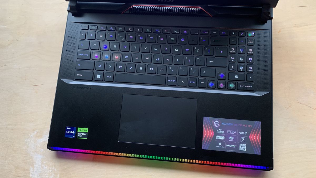 MSI Raider GE78 HX review: gaming laptop that delivers the good stuff ...