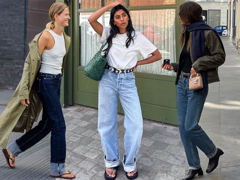 11 Stylish Outfit Ideas With Cuffed Jeans to Try This Season | Who What ...