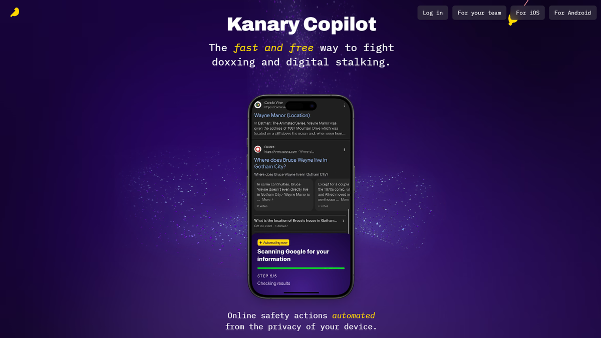Kanary data removal service review | TechRadar