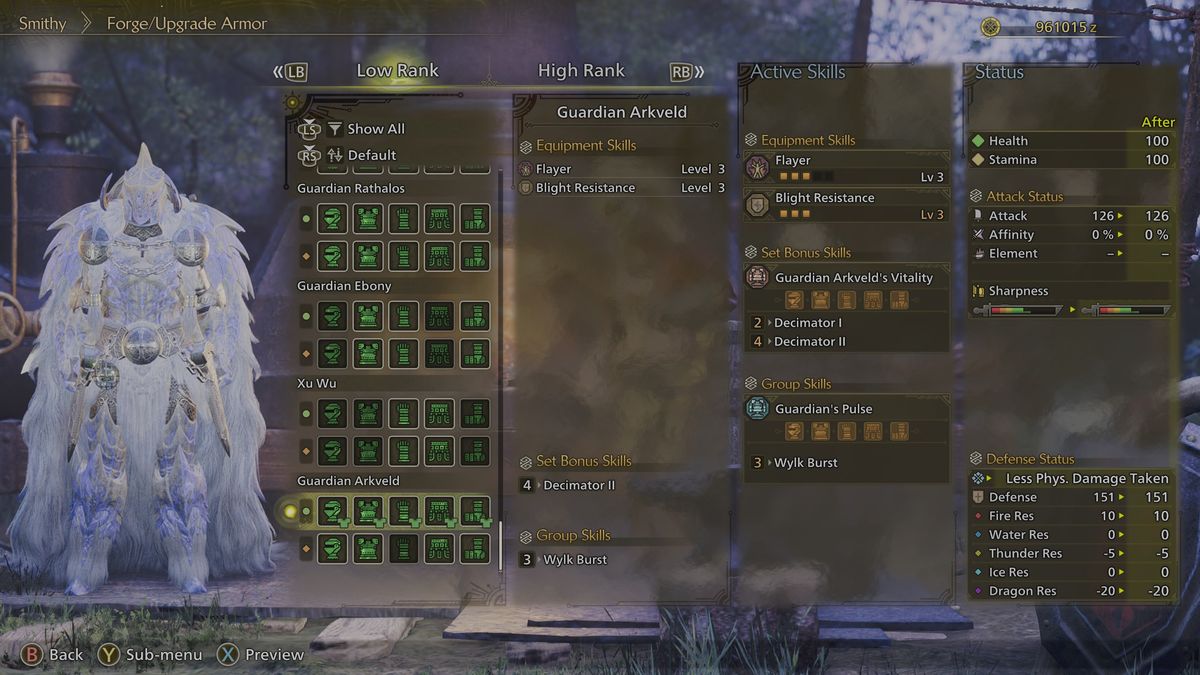 Monster Hunter Wilds best armor list: Starter, Low Rank, and endgame ...