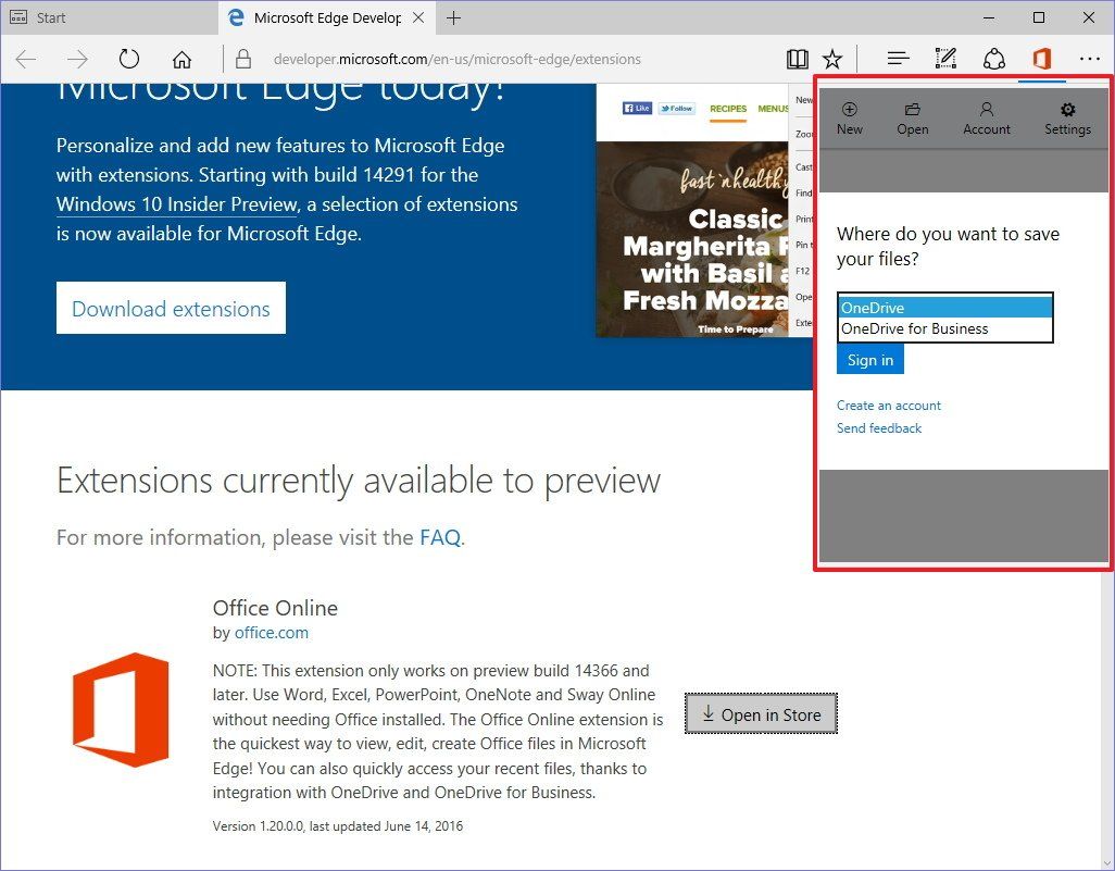 Here's a closer look at the new Office Online extension for Microsoft ...