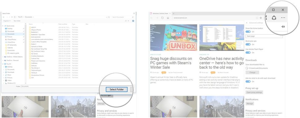 How to change download options in Edge for Windows 10 | Windows Central