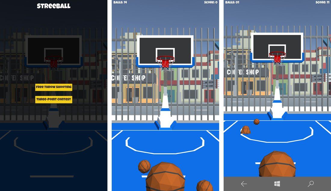 Shoot some hoops with Streetball Game for Windows 10 Mobile | Windows ...