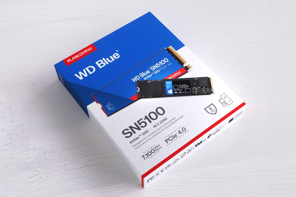 Sandisk launches WD Blue SN5100 SSD, touting 30% higher performance ...