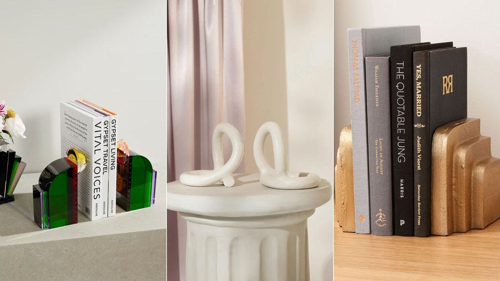 9 stylish bookends that will elevate your shelves in an instant | Homes ...