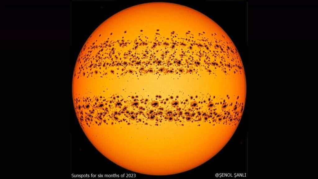 Sunspot numbers hit 20-year high, indicating the sun is fast ...