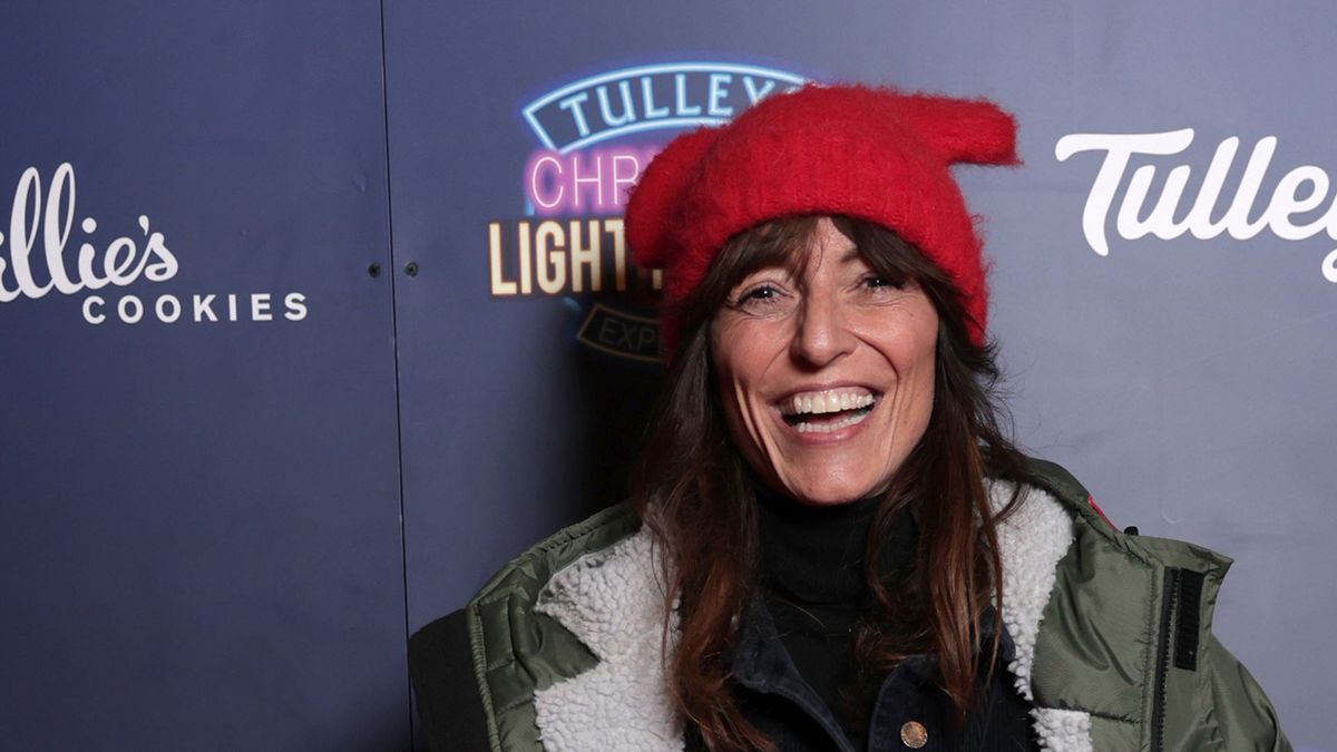 Davina McCall proves practical winter clothes can be chic | Woman & Home
